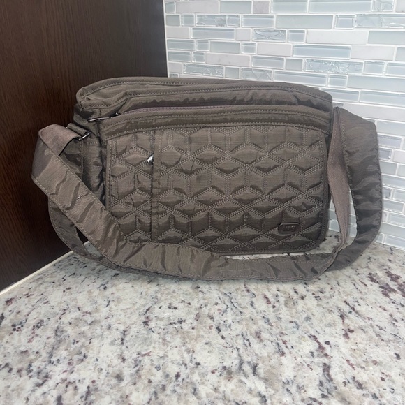 lug | Bags | Lug Wings Quilted Rfid Crossbody Bag Brush Walnut | Poshmark